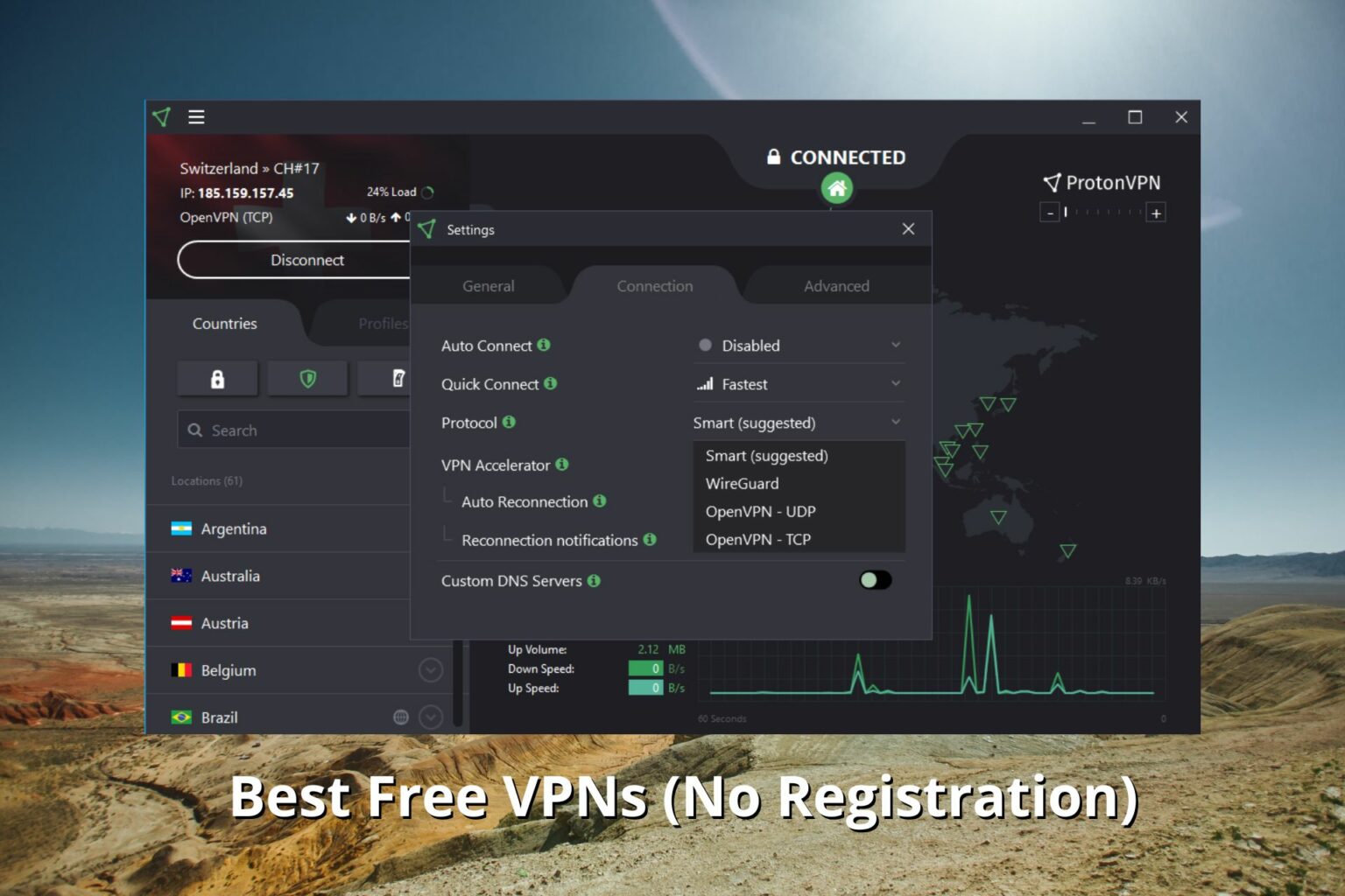 Free VPN Without Registration: 6 Plug and Go Options