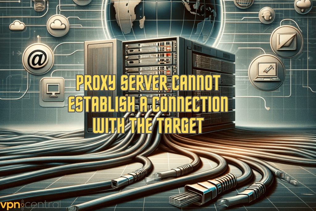 Fix: Proxy Server Cannot Establish a Connection With the Target