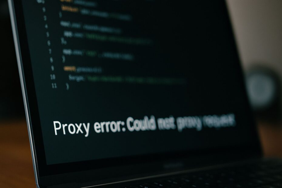 How to Fix Proxy Error Could Not Proxy Request (Step by Step)