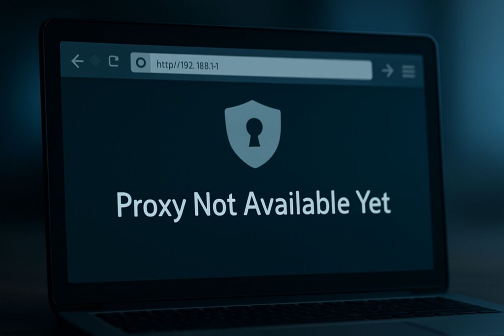 Proxy Not Available Yet: Causes, Diagnostics, and Fixes