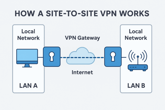 How A Vpn Works Diagram Beginner Friendly