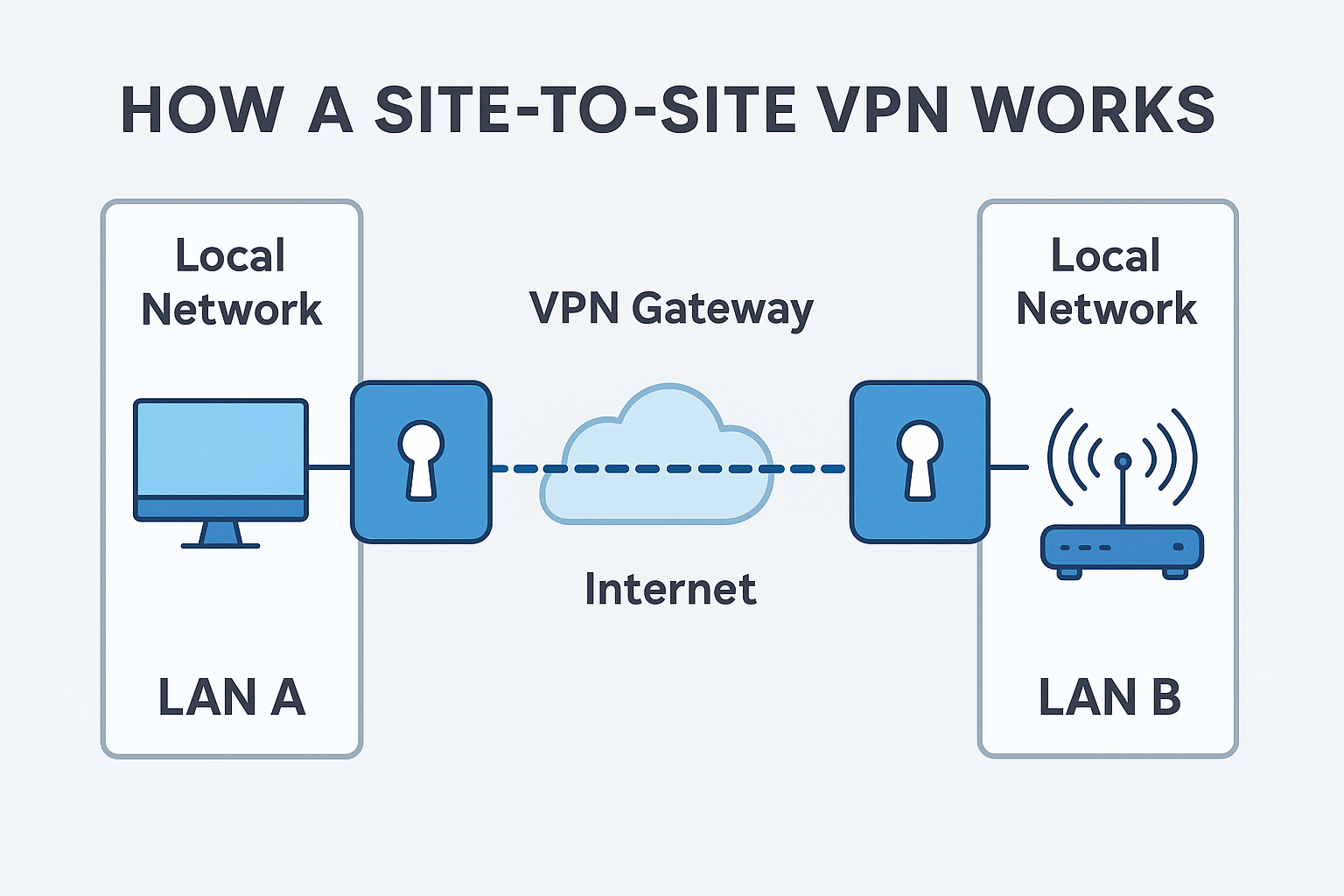 How a VPN Works Diagram (Beginner-Friendly)