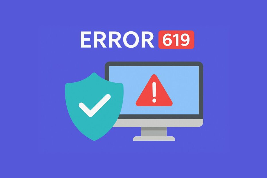 VPN Error 619: Step by Step Fix for Windows 10 and 11